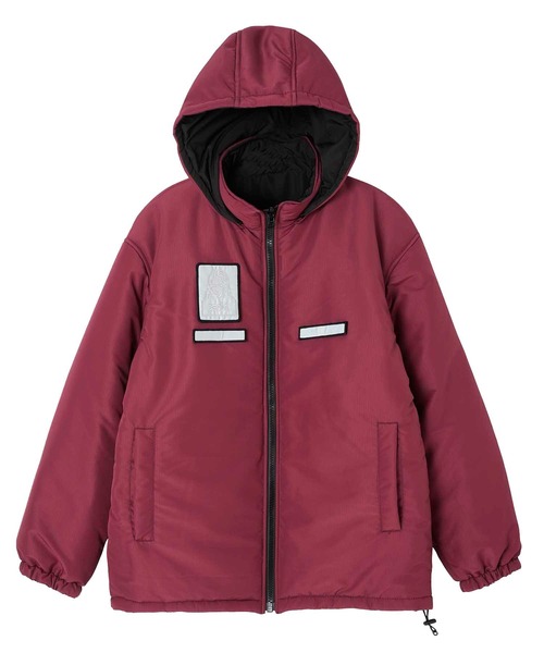 X-girl（エックスガール）の「FACE PATCH REVERSIBLE PARKA（ナイロンジャケット）」 - WEAR