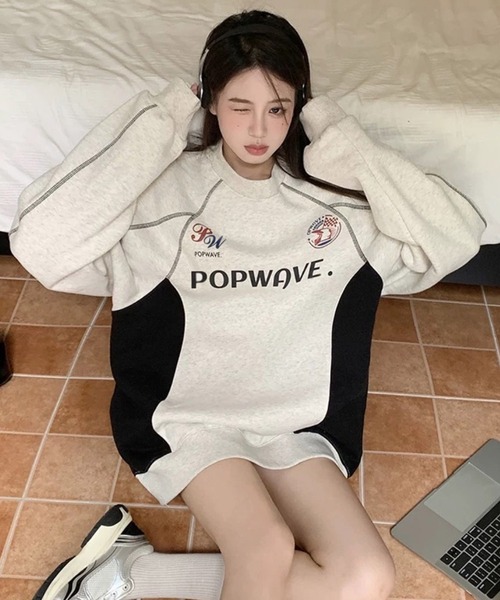 【セール】スポーティー オーバーサイズ ブロケットコア プルオーバー スウェット（スウェット）｜shopnikoniko（ショップニコニコ）のファッション通販 - ZOZOTOWN