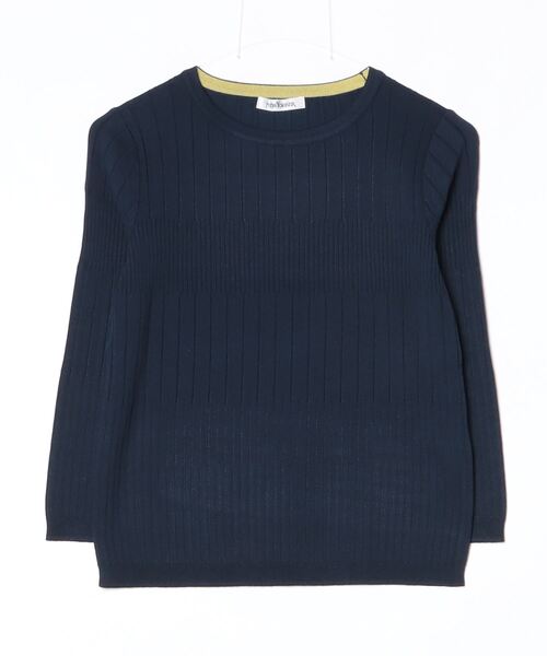 セール】【手洗い可能】レーヨンポリストレッチ 7分袖クルーネックプル