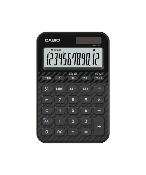 カラフル電卓 / ミニジャストタイプ / MW-C20D-BK-N（ステーショナリー）｜CASIO（カシオ）のファッション通販 - ZOZOTOWN