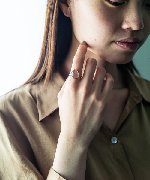 ete（エテ）の「 K10PG ヌーディ クォーツ リング（リング）」 - WEAR