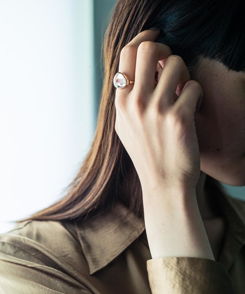 ete（エテ）の「 K10PG ヌーディ クォーツ リング（リング）」 - WEAR