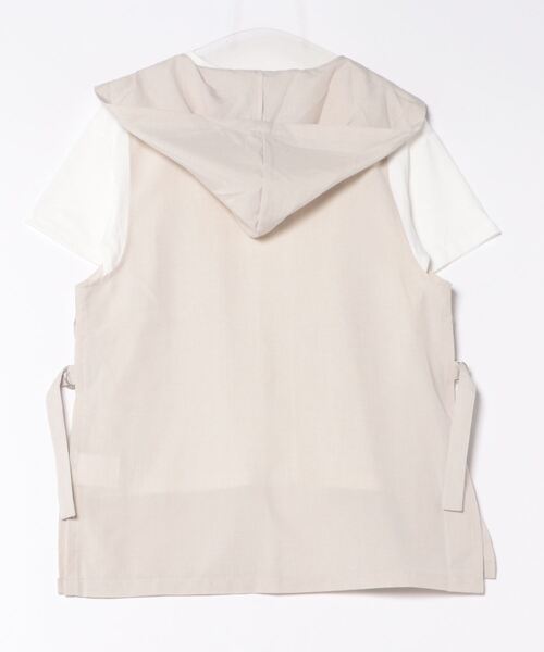 INTERPLANET（インタープラネット）の「フードジレ＋ロゴT SET（その他アウター）」 - WEAR