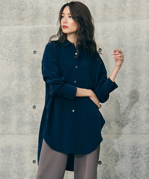 la.f…（ラエフ）の「《IPEKER AMARA》インポート素材オーバーシャツ（シャツ/ブラウス）」 - WEAR