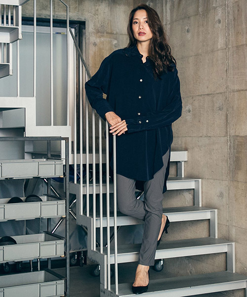 la.f…（ラエフ）の「《IPEKER AMARA》インポート素材オーバーシャツ（シャツ/ブラウス）」 - WEAR