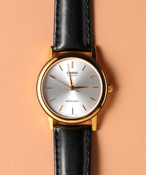 CASIO（カシオ）の「【CASIO】 Round Analog Genuine leather（アナログ腕時計）」 - WEAR