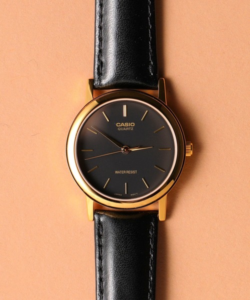 CASIO（カシオ）の「【CASIO】 Round Analog Genuine leather（アナログ腕時計）」 - WEAR