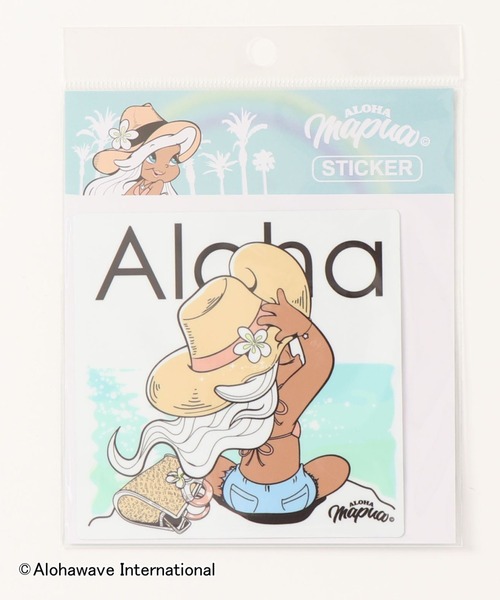Kahiko（カヒコ）の「【Kahiko】ALOHA MAPUA スクエアステッカー（ステッカー/テープ）」 - WEAR