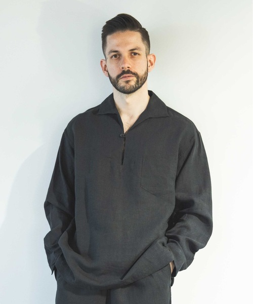 MR.OLIVE（ミスターオリーブ）の「SILKY LINEN / CAPRI SHIRT / M241117（シャツ/ブラウス）」 - WEAR