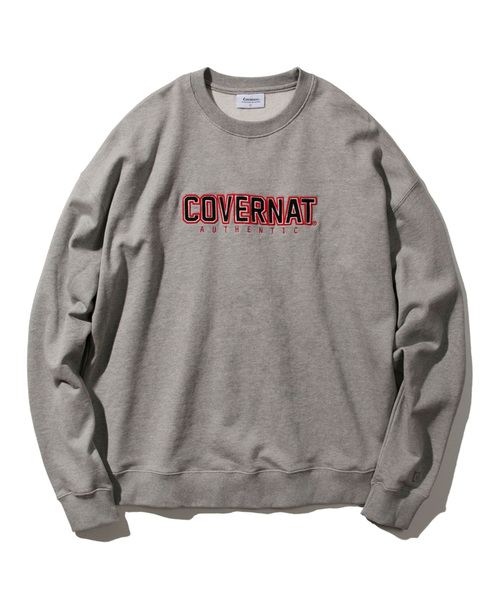 COVERNAT（カバーナット）の「3トーンジャージロゴクルーネック（スウェット）」 - WEAR