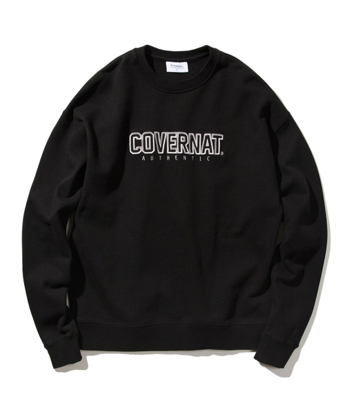 COVERNAT（カバーナット）の「3トーンジャージロゴクルーネック（スウェット）」 - WEAR