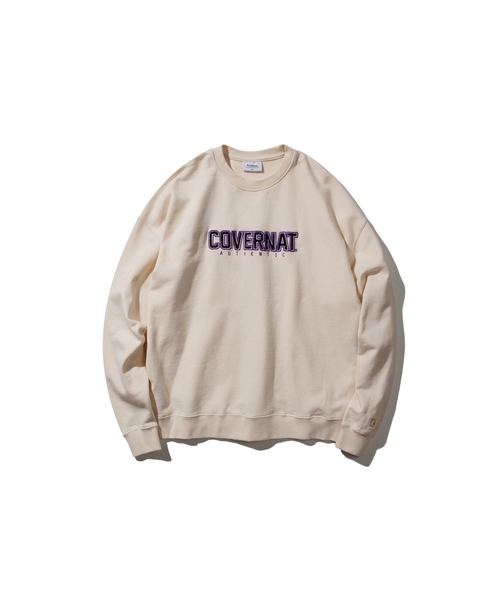 COVERNAT（カバーナット）の「3トーンジャージロゴクルーネック（スウェット）」 - WEAR