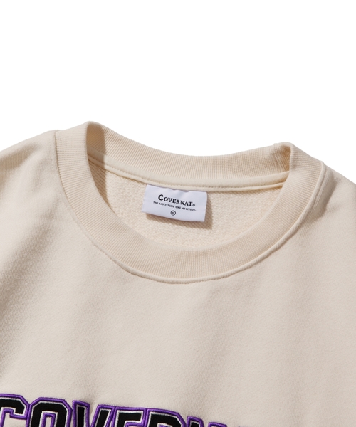 COVERNAT（カバーナット）の「3トーンジャージロゴクルーネック（スウェット）」 - WEAR