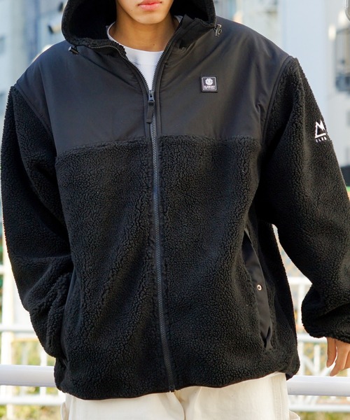 ELEMENT（エレメント）の「ELEMENT メンズ BOA HOOD JACKET ジャケット 【2022年秋冬モデル】/エレメントボア ...