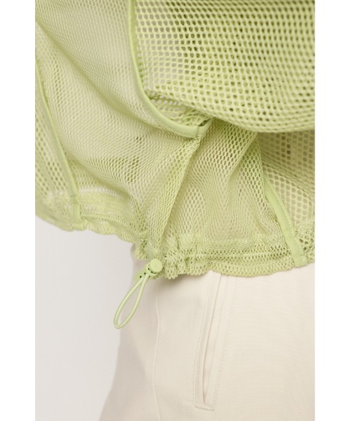 SLY（スライ）の「ATHLETIC MESH ARM SKIPPER TOP アスレチック メッシュアーム スキッパートップス ボリューム ...