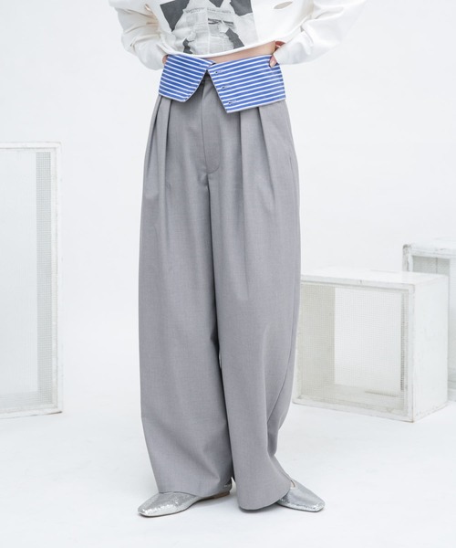 KBF（ケイビーエフ）の「WIDEベルトパンツ（その他パンツ）」 - WEAR