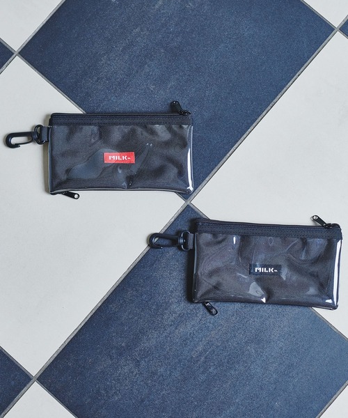 MILKFED.（ミルクフェド）の「CLEAR POCKET POUCH/クリアポケット ポーチ（ポーチ）」 - WEAR