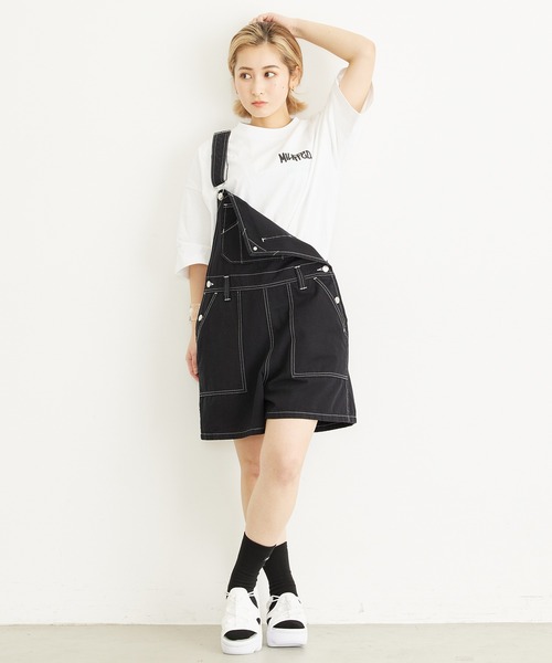 MILKFED.（ミルクフェド）の「SHORT SALOPETTE（サロペット/オーバーオール）」 - WEAR