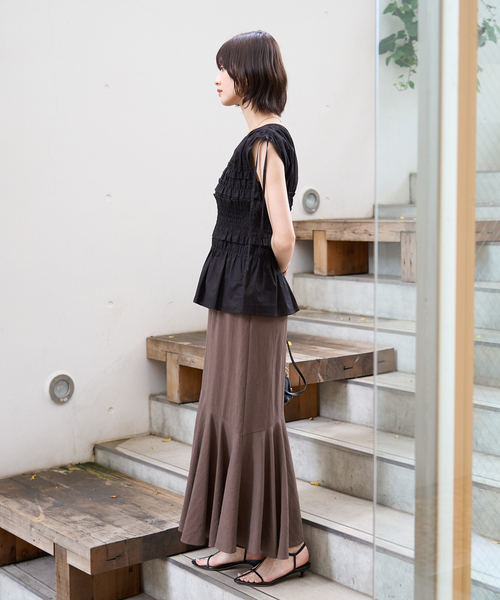 EMMA ROUGE VIF（エマルージュヴィフ）の「【一部店舗限定】シアーシャーリングブラウス（シャツ/ブラウス）」 - WEAR