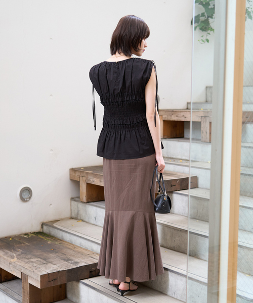 EMMA ROUGE VIF（エマルージュヴィフ）の「【一部店舗限定】シアーシャーリングブラウス（シャツ/ブラウス）」 - WEAR