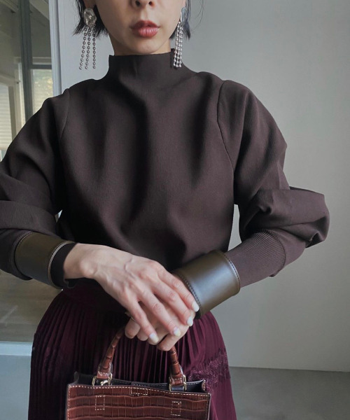 AMERI（アメリ）の「UNDRESSED BANGLE SET KNIT（ニット/セーター）」 - WEAR