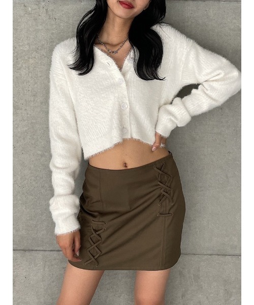 ENVYM（アンビー）の「フェザーKNIT CD（カーディガン/ボレロ）」 - WEAR