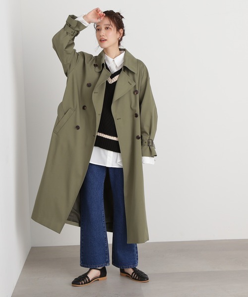 N.（N. Natural Beauty Basic）（エヌエヌナチュラルビューティーベーシック）の「【S Size Line】 オーバーサイズツイルトレンチコート（トレンチコート）」 - WEAR