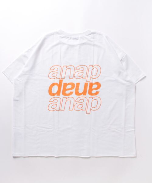 ANAP（アナップ）の「anapボックスロゴビッグTシャツ（Tシャツ/カットソー）」 - WEAR