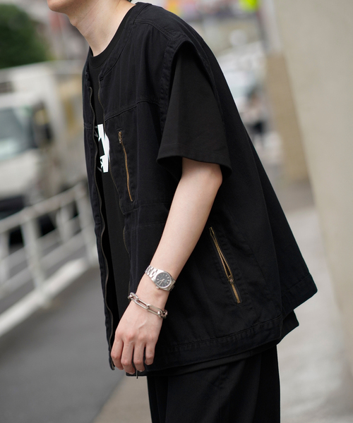 INTODUSK / イントゥダスク EXAGGERATED VEST（ベスト）｜WISM（ウィズム）のファッション通販 - ZOZOTOWN