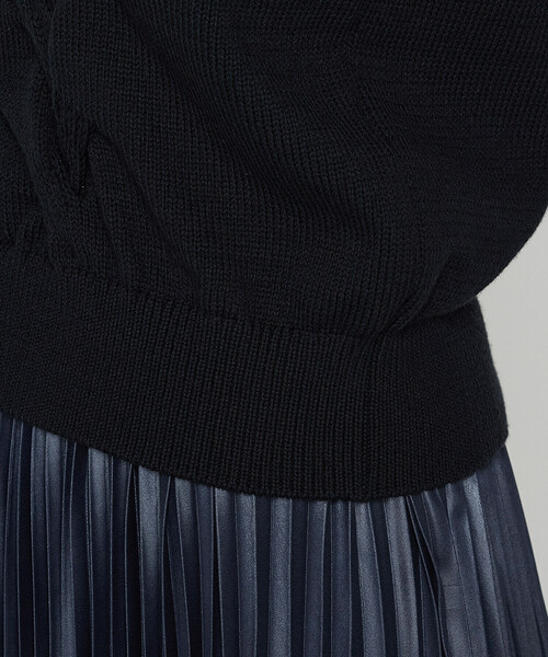 コットンポリエステルリリヤーン ニットベスト（ベスト）｜COMME CA