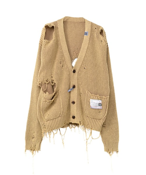 Maison MIHARA YASUHIRO（メゾンミハラヤスヒロ）の「Distressed Cardigan（カーディガン/ボレロ）」 - WEAR