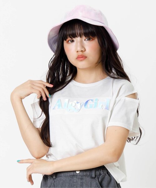 algy（アルジー）の「オーロラエンボスロゴT（Tシャツ/カットソー）」 - WEAR