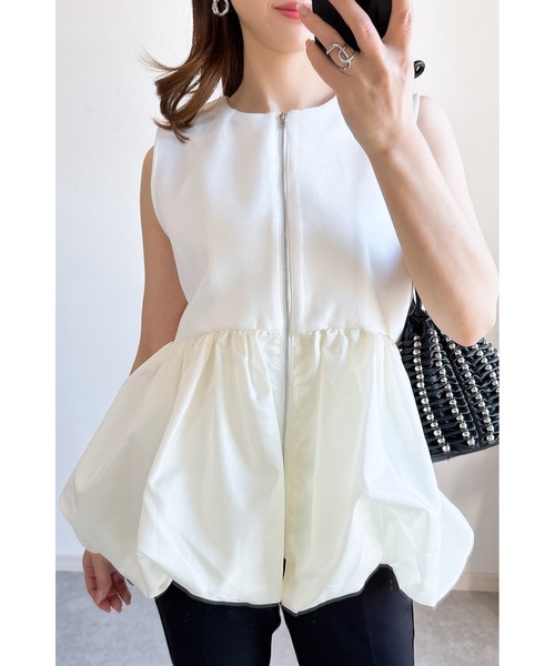 【ZOZO限定】ジップバルーンジレベスト（ベスト）｜&. NOSTALGIA（アンドドットノスタルジア）のファッション通販 - ZOZOTOWN