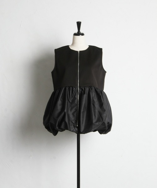 &. NOSTALGIA（アンドドットノスタルジア）の「【ZOZO限定】ジップバルーンジレベスト（ベスト）」 - WEAR