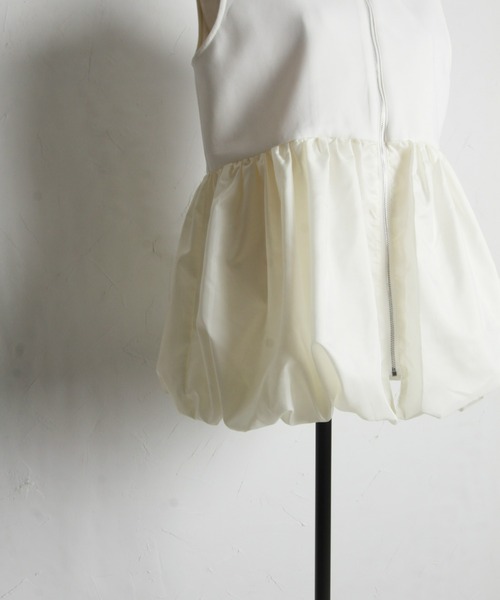 &. NOSTALGIA（アンドドットノスタルジア）の「【ZOZO限定】ジップバルーンジレベスト（ベスト）」 - WEAR