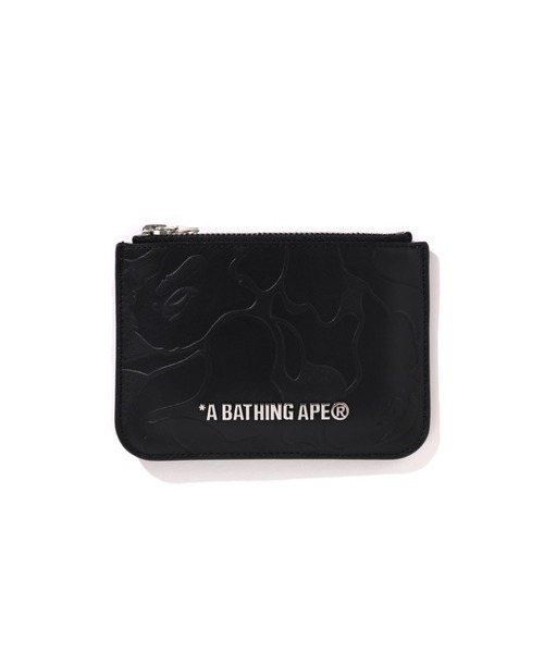 SOLID CAMO LEATHER POUCH WALLET（財布）｜A BATHING APE（アベイシングエイプ）のファッション通販 ...