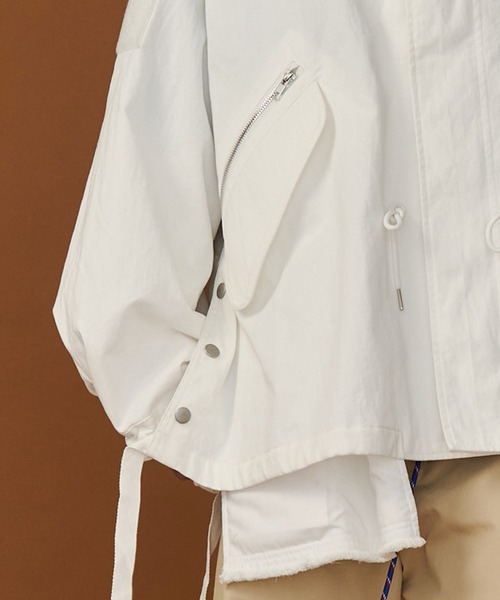 SeeSew（シーソー）の「【UNISEX】SHORT MODS BLOUSON with BADGE/ショートモッズブルゾン缶バッジ付き ...