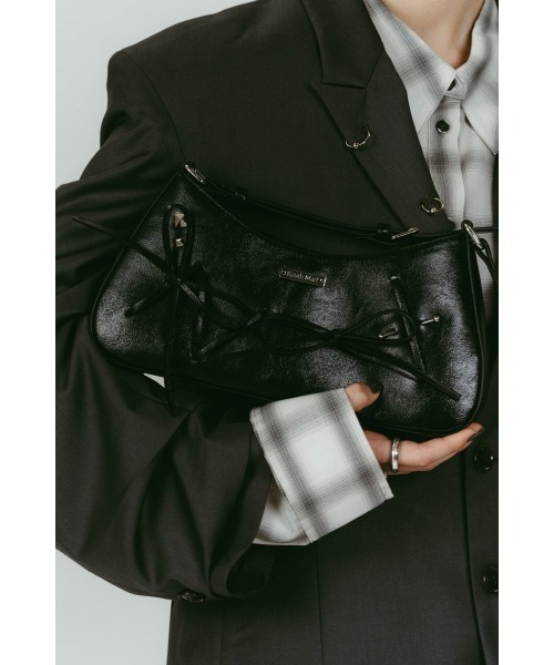 Knuth Marf（クヌースマーフ）の「ribbon accent bag/black（ハンドバッグ）」 - WEAR