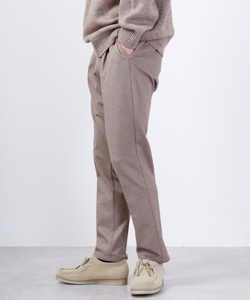 ROOT THREE（ルートスリー）の「ROOT THREE ウォッシャブル ストレッチ ニットツイル イージー スラックス（スーツパンツ）」 - WEAR