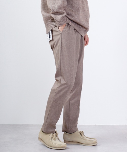 ROOT THREE（ルートスリー）の「ROOT THREE ウォッシャブル ストレッチ ニットツイル イージー スラックス（スーツパンツ ...