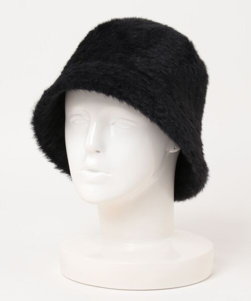 polcadot（ポルカドット）の「SHAGGY THERMO BUCKET HAT／ライクアンゴラファー シャギーハット（ハット）」 - WEAR