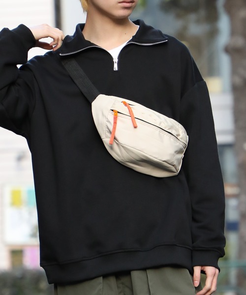 SETUP7（セットアップセブン）の「【SETUP7】フロントポケットボディバッグ ウエストバッグ KNF037（ボディバッグ/ウエストポーチ）」 - WEAR