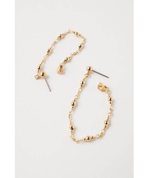 MOUSSY（マウジー）の「TINY DOT CHAIN EARRINGS（ピアス（両耳用））」 - WEAR