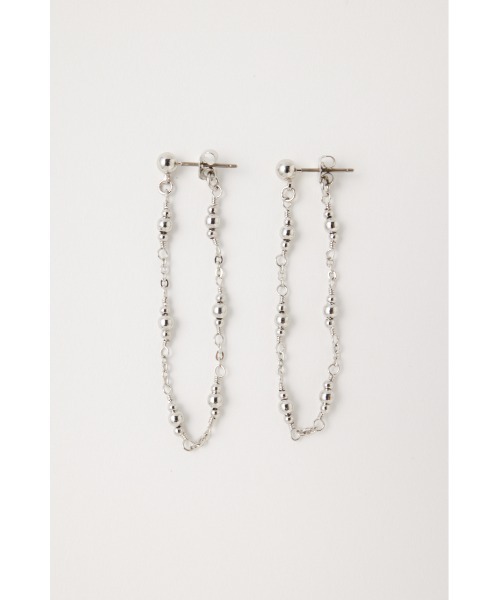 MOUSSY（マウジー）の「TINY DOT CHAIN EARRINGS（ピアス（両耳用））」 - WEAR
