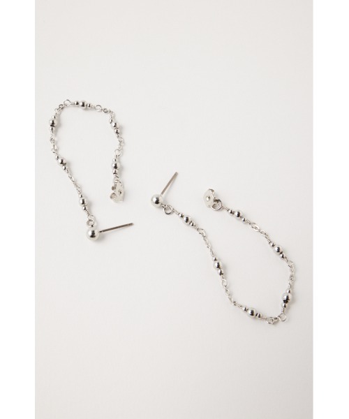 MOUSSY（マウジー）の「TINY DOT CHAIN EARRINGS（ピアス（両耳用））」 - WEAR