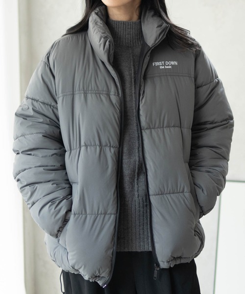 FIRST DOWN（ファーストダウン）の「FIRST DOWN the basic マイクロポリ中綿スタンドブルゾン（ダウンジャケット/コート）」 - WEAR