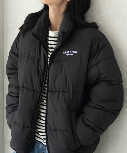FIRST DOWN（ファーストダウン）の「FIRST DOWN the basic マイクロポリ中綿スタンドブルゾン（ダウンジャケット/コート）」 - WEAR