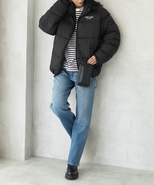 FIRST DOWN（ファーストダウン）の「FIRST DOWN the basic マイクロポリ中綿スタンドブルゾン（ダウンジャケット/コート）」 - WEAR