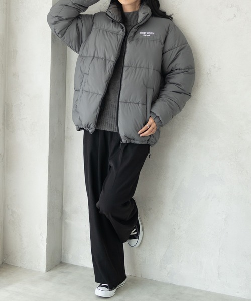 FIRST DOWN（ファーストダウン）の「FIRST DOWN the basic マイクロポリ中綿スタンドブルゾン（ダウンジャケット/コート）」 - WEAR