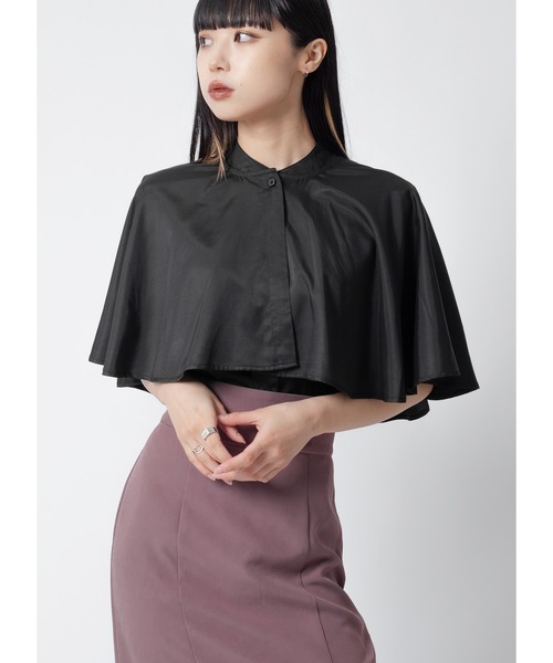 Adoon plain（アドーンプレーン）の「ケープブラウス / 半袖（シャツ/ブラウス）」 - WEAR
